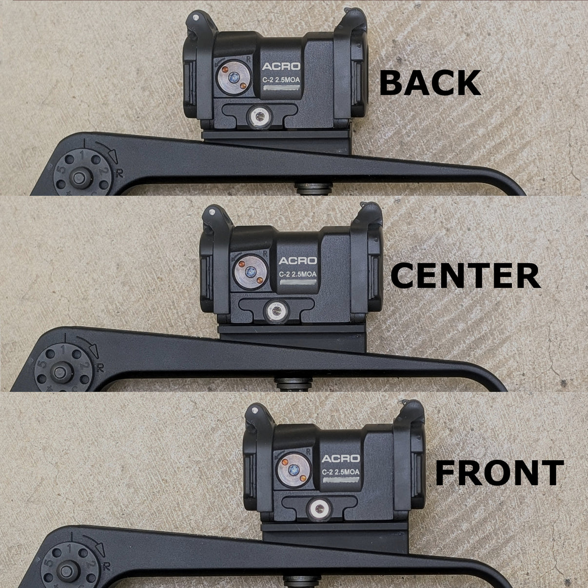 Carry Handle ACRO Mount – AMRU Designs